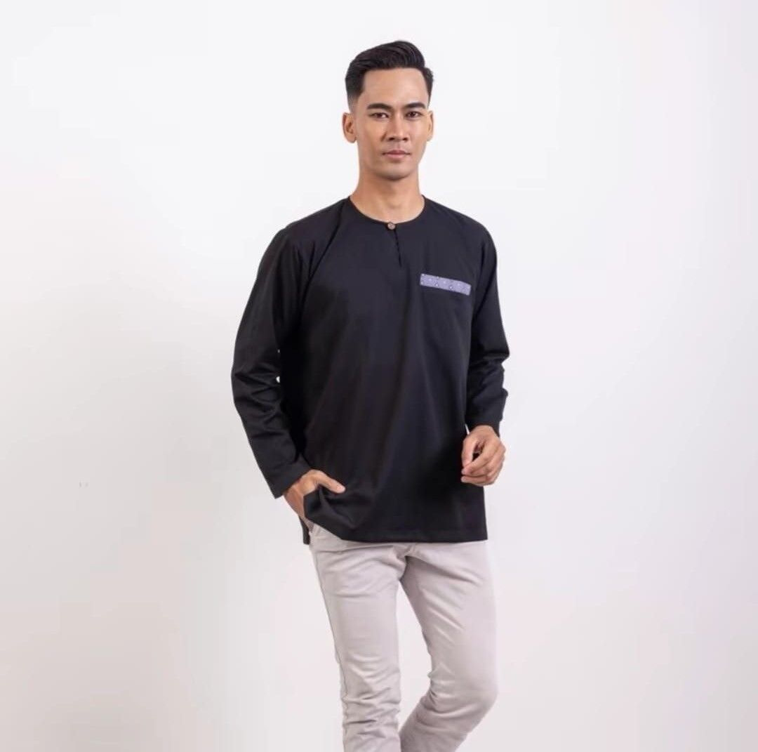 Baju Kurta - Syahdu (Jet Black)
