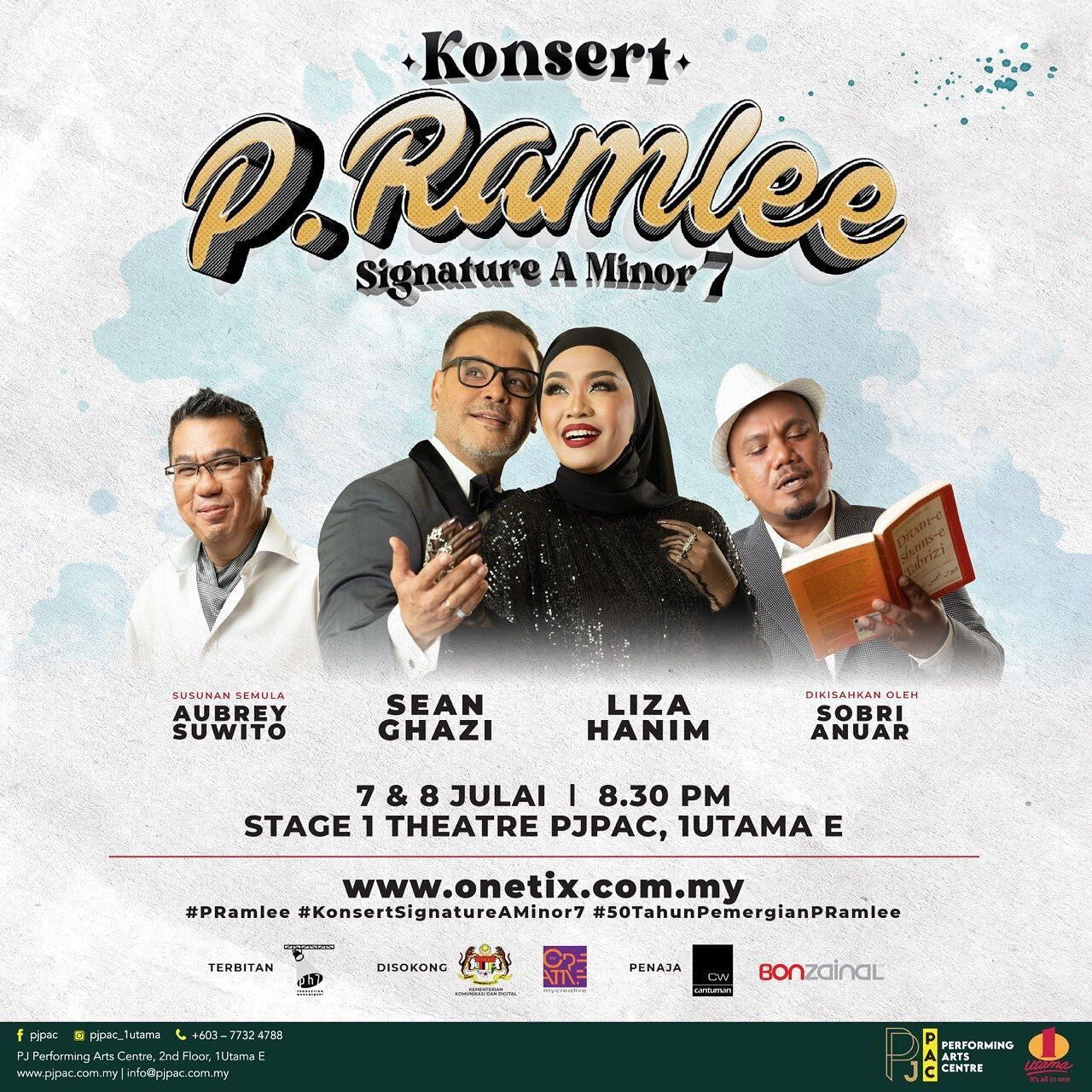 Konsert P. Ramlee - Signature A Minor 7 is coming to PJPAC this July