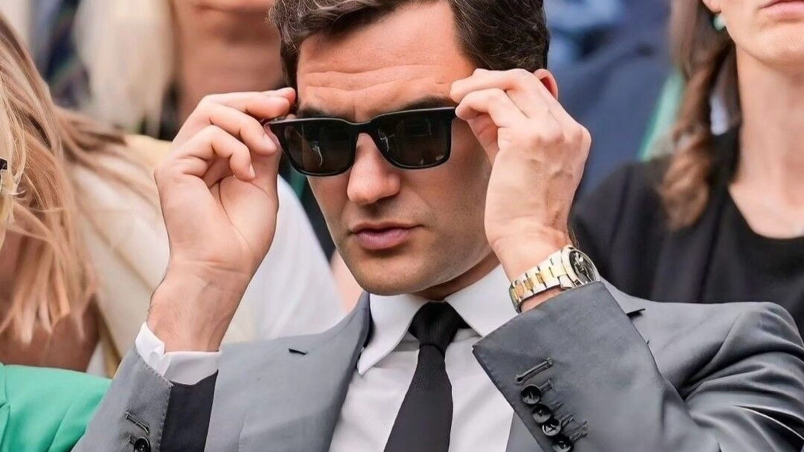 Roger Federer’s winning Wimbledon 2024 look: A Rolex Datejust