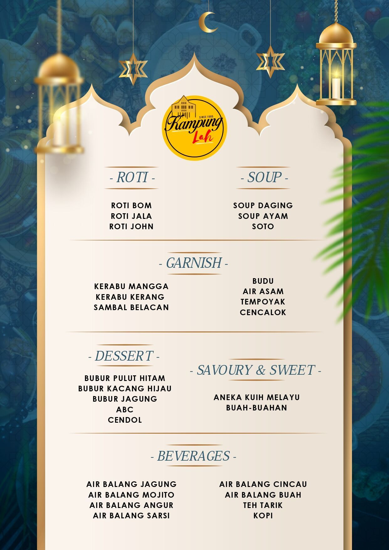 Kampunglah | Ramadhan Buffet